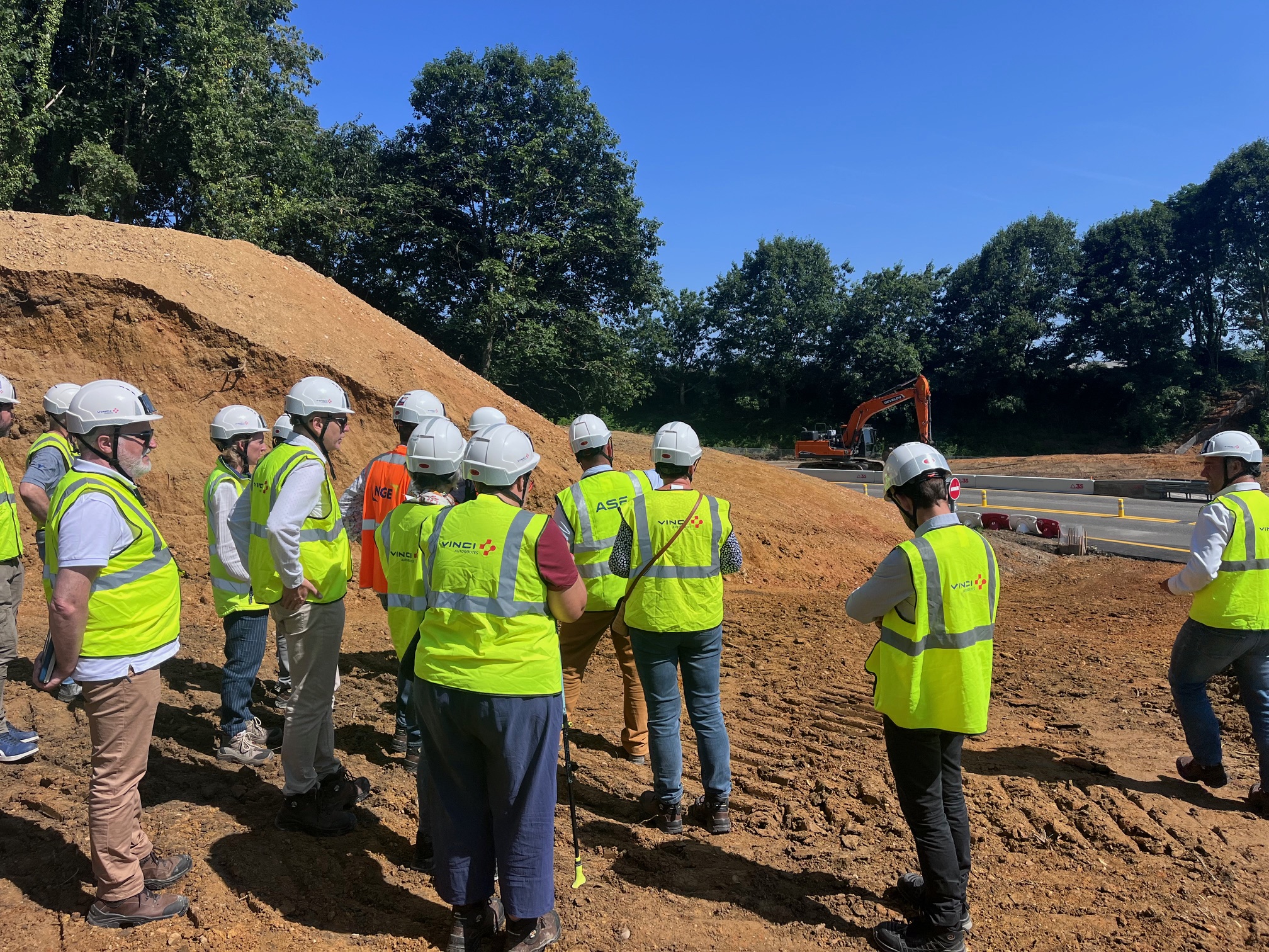 A641/RD19 : les partenaires ont visité le chantier - A64 : A64